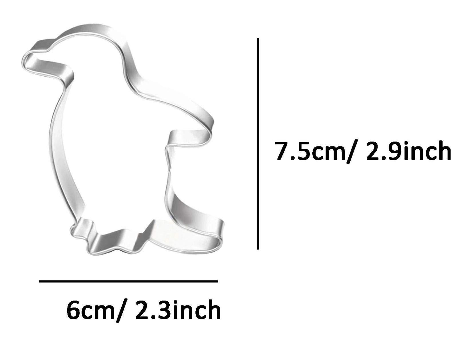 WJSYSHOP Penguin Shaped Cookie Cutter