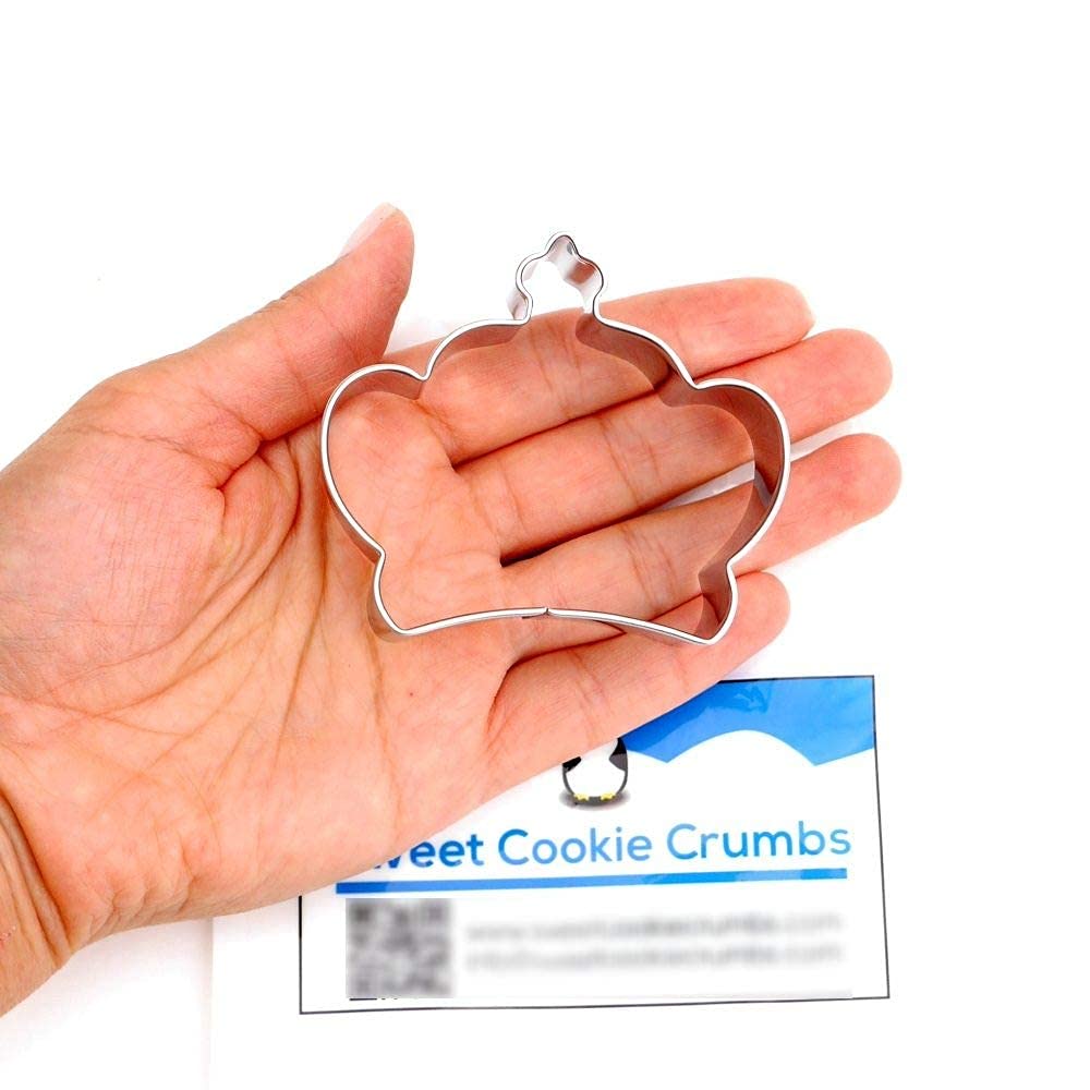 King Crown Cookie Cutter, Premium Food-Grade Stainless Steel, Dishwasher Safe