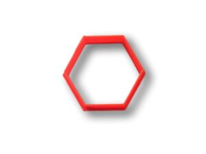 hexagon cookie cutter (4 inch)