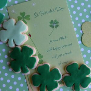 Sweet Cookie Crumbs St Patrick's Day Clover Cookie Cutter Set, 3 Piece, Stainless Steel, Shamrock