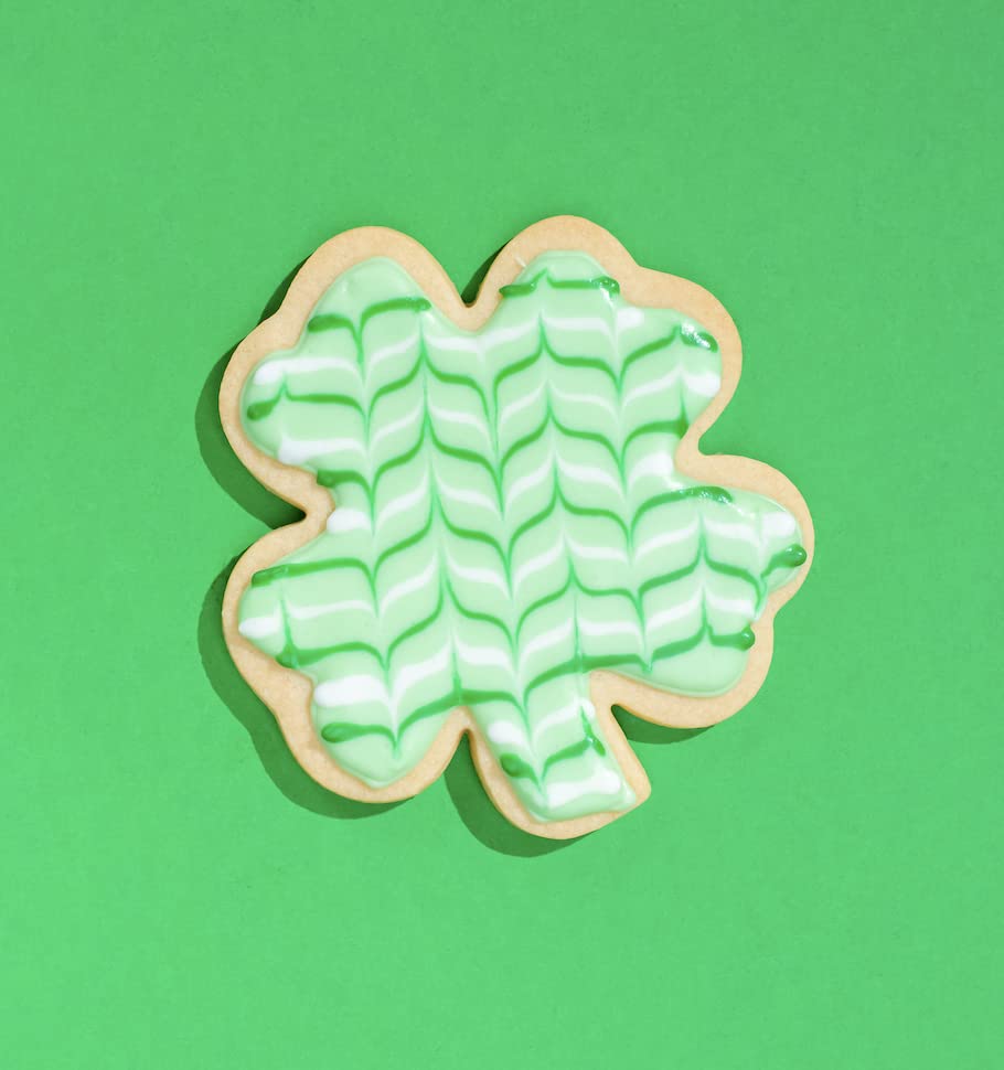 Sweet Cookie Crumbs St Patrick's Day Clover Cookie Cutter Set, 3 Piece, Stainless Steel, Shamrock