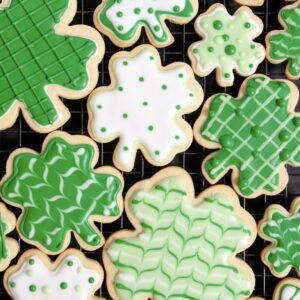 Sweet Cookie Crumbs St Patrick's Day Clover Cookie Cutter Set, 3 Piece, Stainless Steel, Shamrock