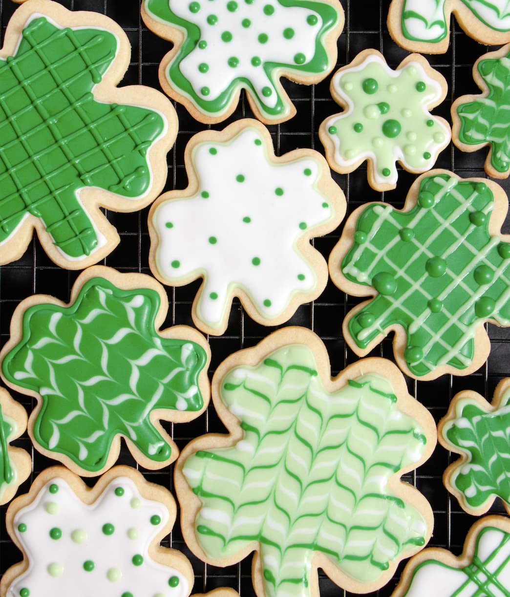 Sweet Cookie Crumbs St Patrick's Day Clover Cookie Cutter Set, 3 Piece, Stainless Steel, Shamrock