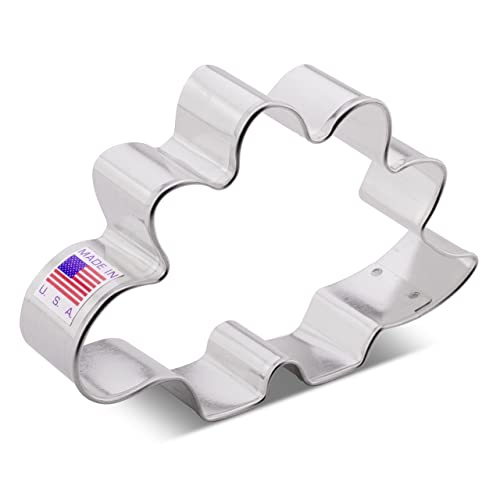 Dinosaur Cookie Cutter Stegosaurus, 4.2" Made in USA by Ann Clark