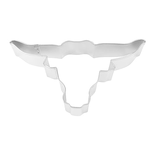 R&M Longhorn 6" Cookie Cutter in Durable, Economical, Tinplated Steel