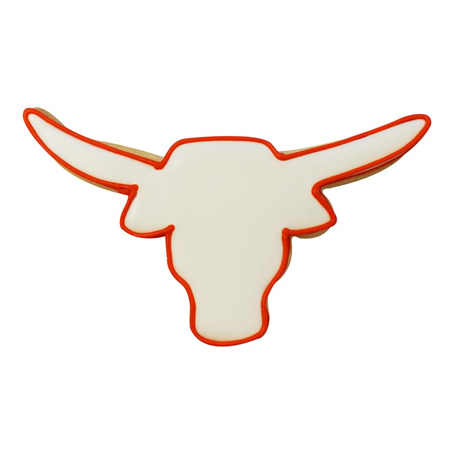 R&M Longhorn 6" Cookie Cutter in Durable, Economical, Tinplated Steel