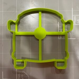 Van/Bus front view Outline Cookie cutter (4 inches)