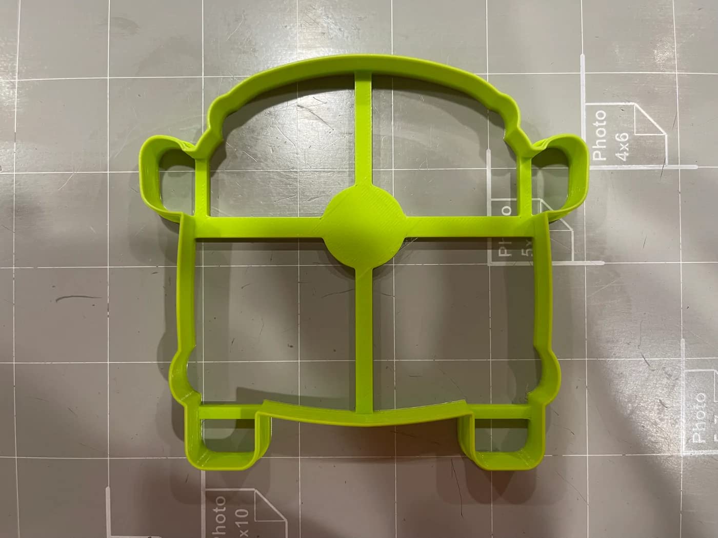 Van/Bus front view Outline Cookie cutter (4 inches)