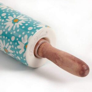 The Pioneer Woman Flea Market Floral Decal Rolling Pin with Wood Handle