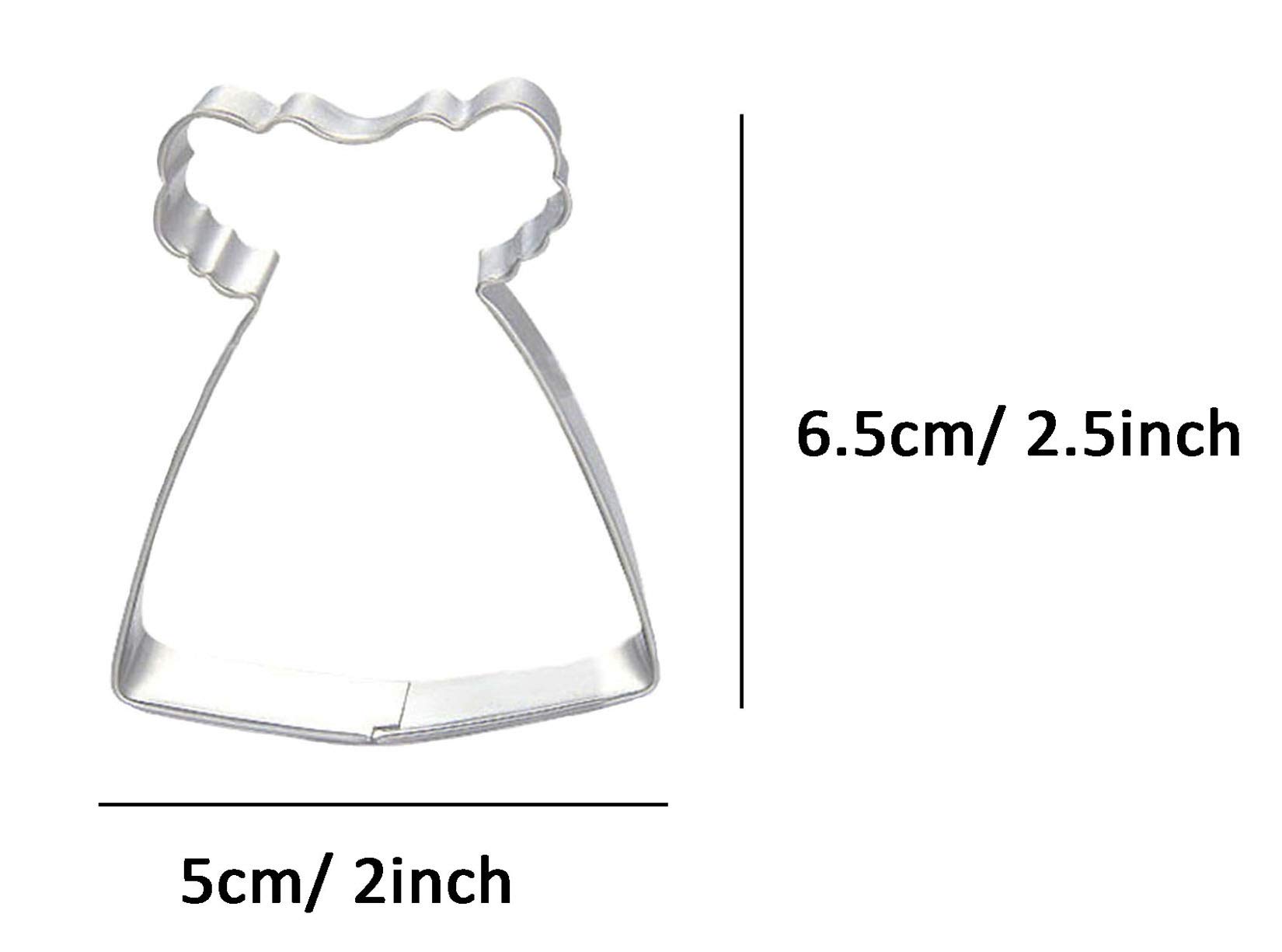 WJSYSHOP Baby Skirt Shirt Cookie Cutter