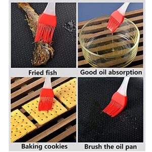 30 PCS Mini Pastry Brush for Baking - Portable Silicone Basting Brush for Cooking - Premium Food Brush for Sauce, 3x17cm (A009)