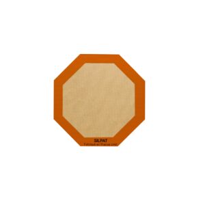 Silpat The Original Non-Stick Silicone Microwave Baking Mat, 10.25" Diameter Octagon