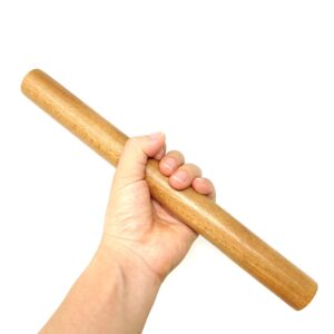 Honbay 1PCS Wooden Rolling Pin Roller Pin Kitchen Dough Roller for Baking Pizza Pasta Bread Pie Cookie Dumpling or Art Craft(11 Inch)