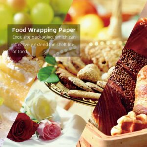 200pcs Deli Paper Sheets 10" x 14", Premium Food Basket Liners, Grease Resistant Wax Paper Sheets for Food, Sandwich Wrapping Paper for Home, Picnic, Tray, Wrap, Burger and Burrito