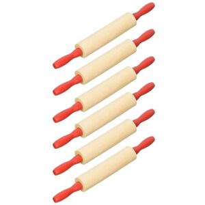 rhode island novelty 7.5 inch wood child rolling pin, six per order