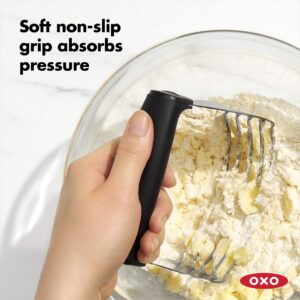 OXO Good Grips Stainless Steel Dough Blender and Cutter and Good Grips Stainless Steel Scraper & Chopper