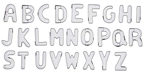 Ateco, 6949 Alphabet Letters-1", Stainless Steel