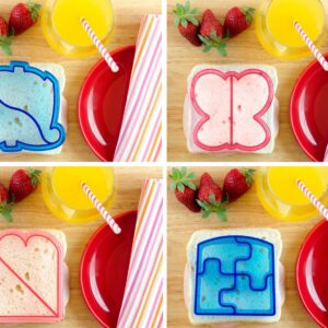 Fashionclubs Kids Sandwich And Bread Press Cutter Maker Mould (dinosaur)