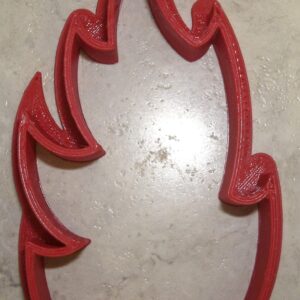 FIRE FLAMES CAMPFIRE FIREFIGHTER FIREMAN COOKIE CUTTER MADE IN USA PR913