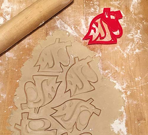 WSU Cougar Cougkie Cookie Cutter, LICENSED WSU COLLEGIATE - WELLER INNOVATIONS