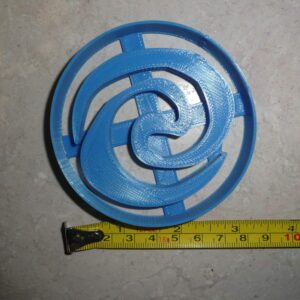 INSPIRED BY SPIRAL SWIRL SYMBOL MOANA THEME MOVIE COOKIE CUTTER MADE IN USA PR2658