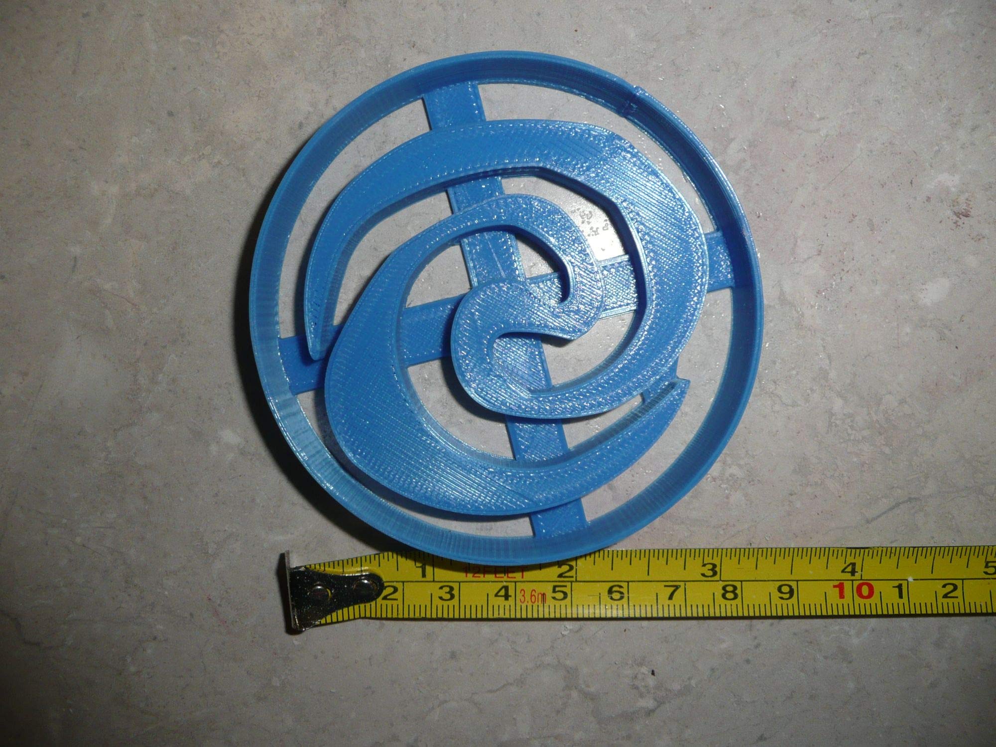 INSPIRED BY SPIRAL SWIRL SYMBOL MOANA THEME MOVIE COOKIE CUTTER MADE IN USA PR2658