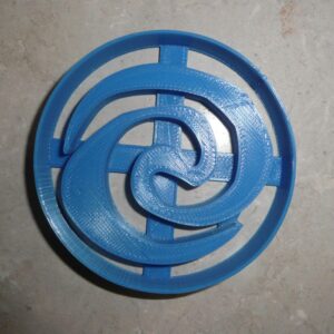 INSPIRED BY SPIRAL SWIRL SYMBOL MOANA THEME MOVIE COOKIE CUTTER MADE IN USA PR2658