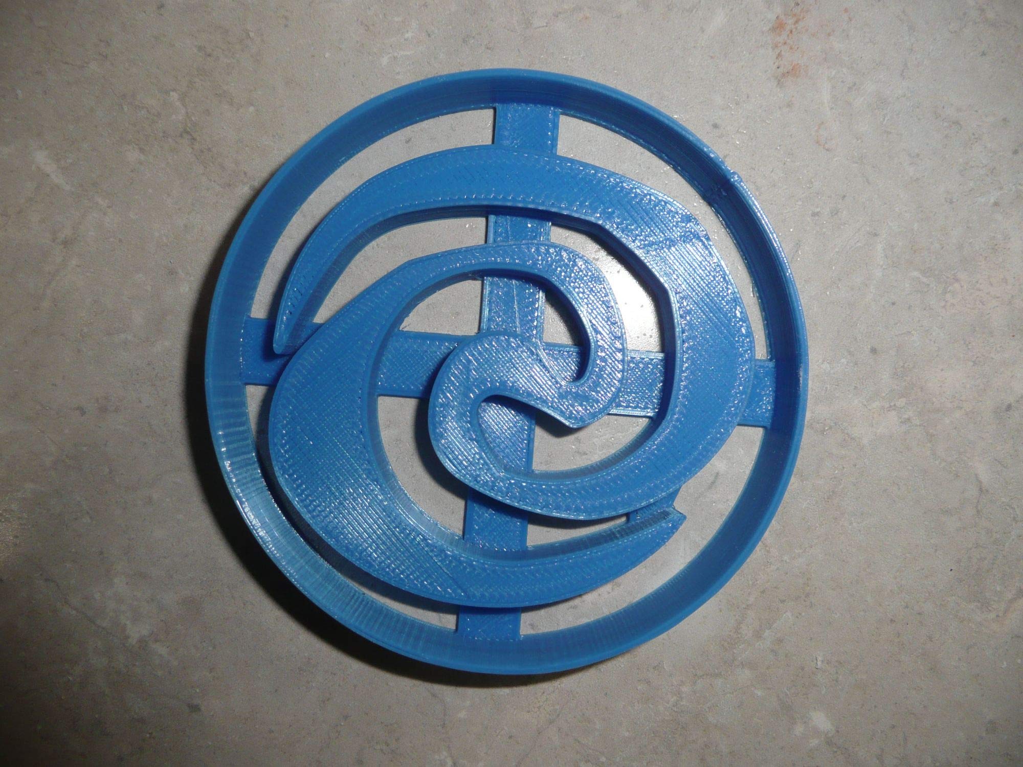 INSPIRED BY SPIRAL SWIRL SYMBOL MOANA THEME MOVIE COOKIE CUTTER MADE IN USA PR2658