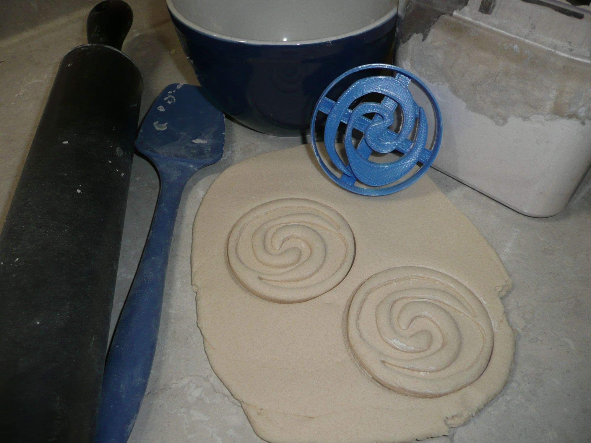 INSPIRED BY SPIRAL SWIRL SYMBOL MOANA THEME MOVIE COOKIE CUTTER MADE IN USA PR2658