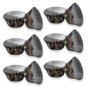 havercamp next camo party cupcake liners | 36 count | great for hunter themed party, camouflage motif, birthday event, graduation party, father's day celebration