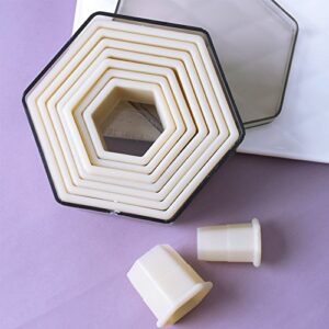 9-Piece Hexagon Nylon Cookie Cutter Set (Hexagon)