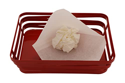 G.E.T. 4-T1000 White Cone Basket Liner / Deli Wrap Paper / Double Open Bag Paper Food-Safe Tissue Liners Collection, White(Pack of Case)