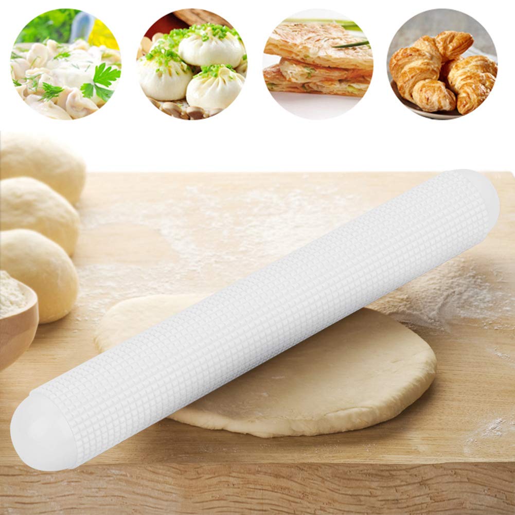 Plastic Non-stick Rolling Pin Fondant Cake Dough Roller No Handle Rolling Kit for Baking Kitchen Tool Rolling Pins