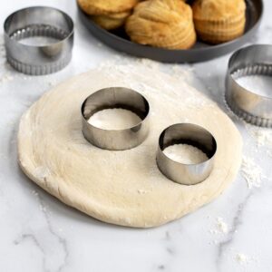 Nordic Ware Biscuit Round Cutters, 4-Piece, Stainless Steel