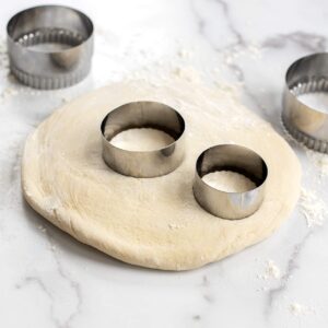 Nordic Ware Biscuit Round Cutters, 4-Piece, Stainless Steel