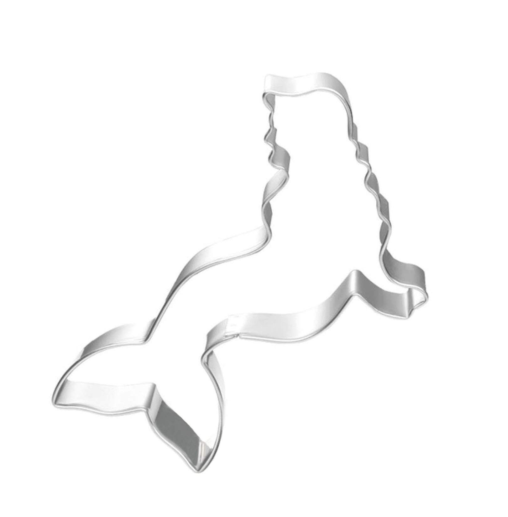 WJSYSHOP Mermaid Shape Cookie Cutter