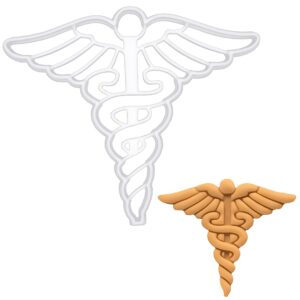 caduceus cookie cutter, 1 piece - bakerlogy