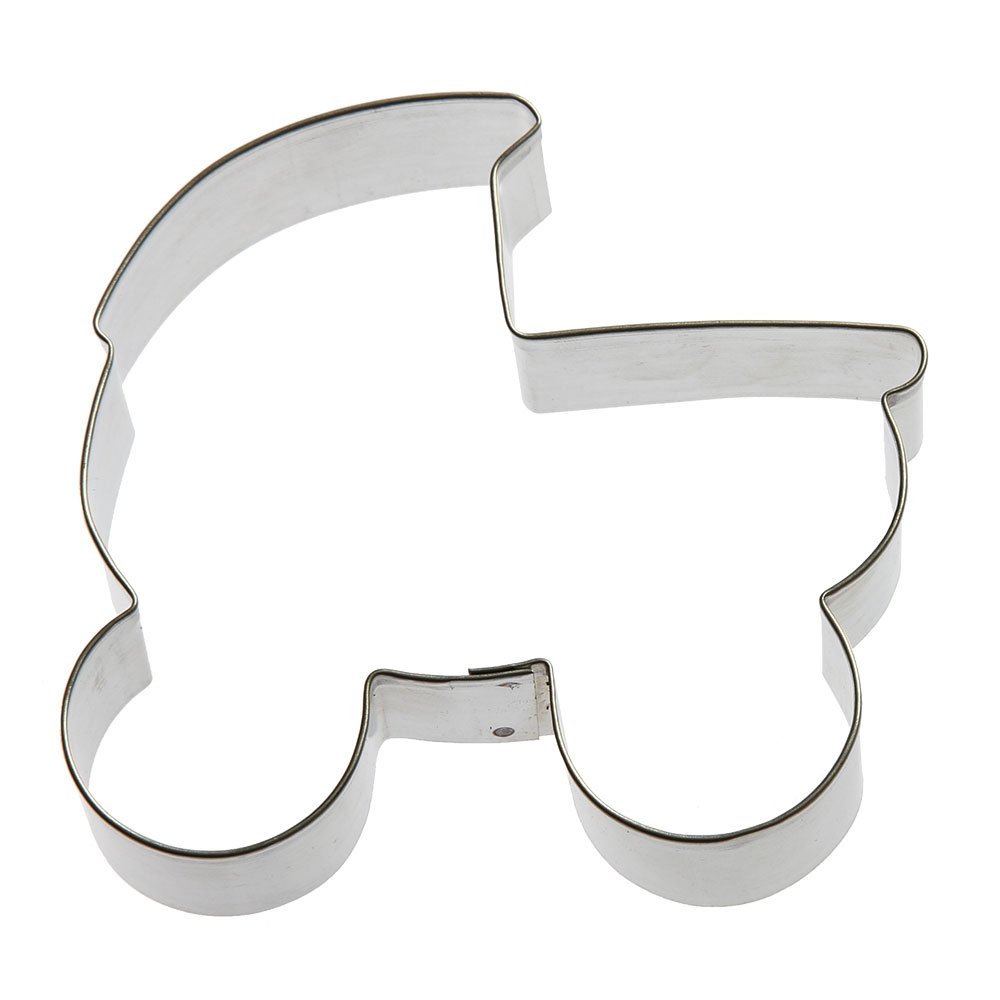 Foose Cookie Cutters Baby Carriage Cookie Cutter, 4 in, Made in the USA