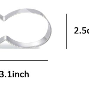 WJSYSHOP Bra Cookie Cutter Stainless Steel