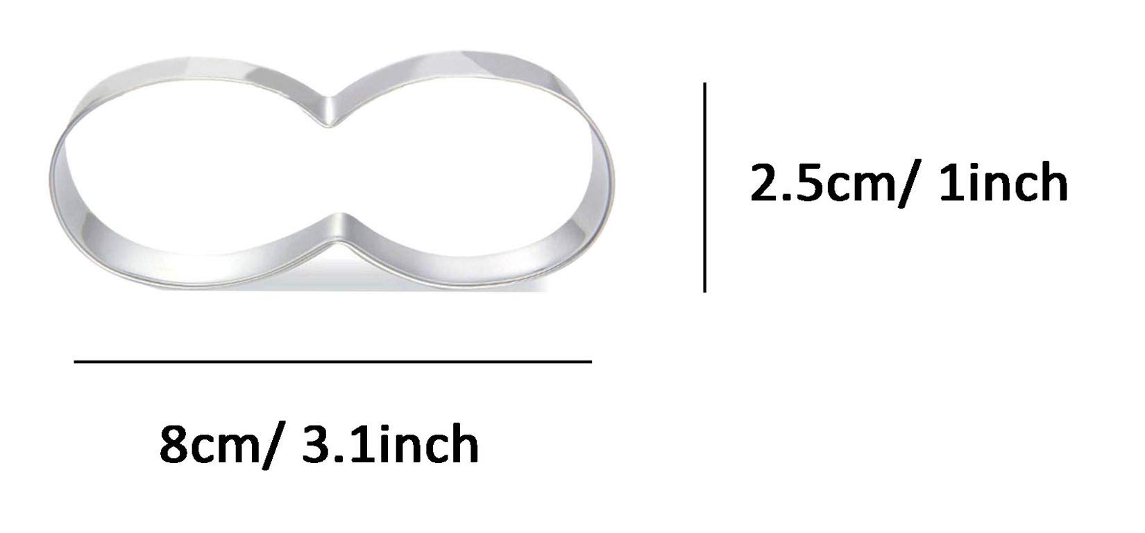 WJSYSHOP Bra Cookie Cutter Stainless Steel