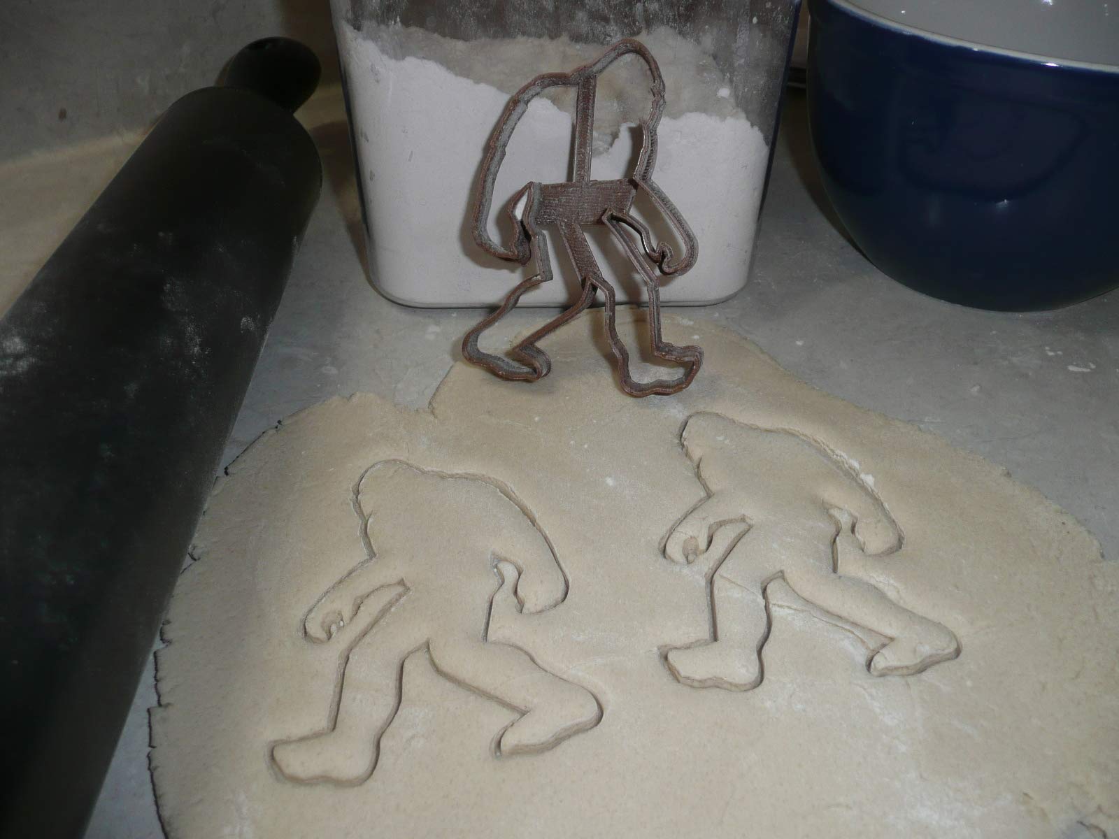 SASQUATCH OUTLINE BIG FOOT SIGHTING BIGFOOT MONSTER COOKIE CUTTER USA MADE PR2322