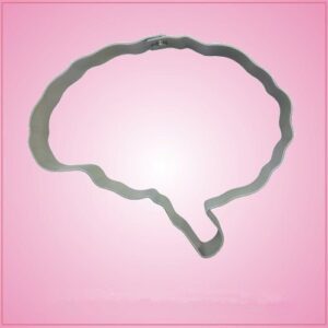 brain cookie cutter-aluminum 3-1/4inch tall, 4inch wide