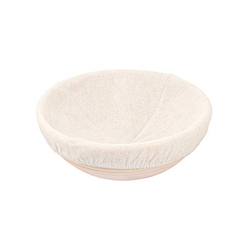 Mrs. Anderson's Baking, Round Brotform Bread-Proofing Basket, Palmwood Rattan