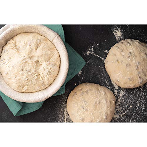 Mrs. Anderson's Baking, Round Brotform Bread-Proofing Basket, Palmwood Rattan