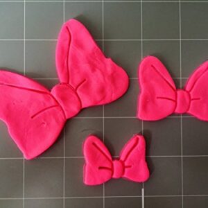 Cute Bow Cookie Cutters (Set of 3)