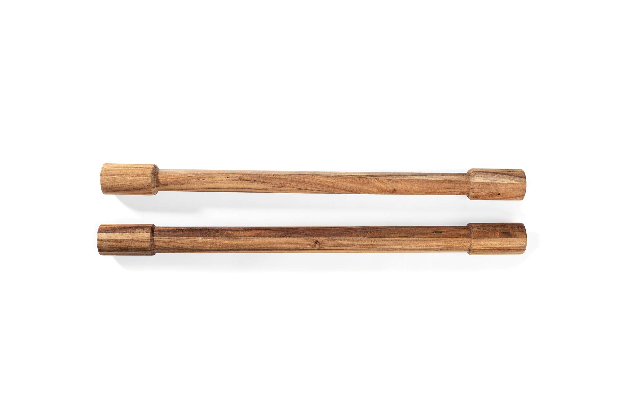 Ironwood Gourmet Acacia Wood Rolling Pins, Set of 2 Long Rolling Pins