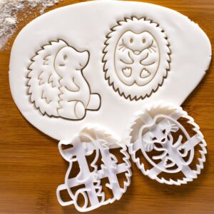 Set of 2 Hedgehog cookie cutters, 2 pieces - Bakerlogy