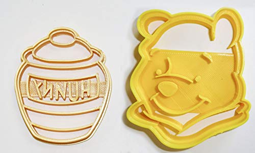 WINNIE THE POOH ADVENTURES BEAR HUNNY POT CARTOON SET OF 2 COOKIE CUTTERS MADE IN USA PR1065