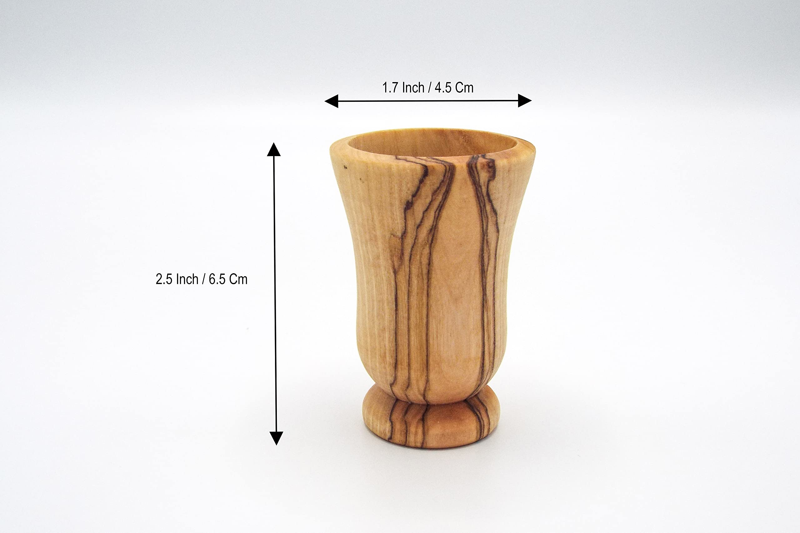 Olive Wood Communion Cups/Set (2.5’’), The Lord’s Supper Cups (6 Pcs) – Quality Communion Cups From The City of Truth, Jerusalem