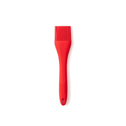 GIR: Get It Right Premium Silicone Basting Brush - Heat Resistant BBQ, Pastry, Turkey Brush - Perfect for Cooking, Grilling, and Baking, Ultimate - 8 IN, Red